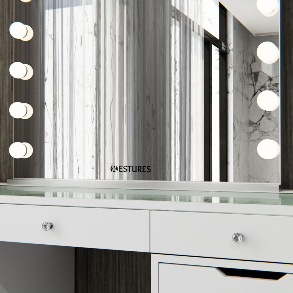 Hollywood Makeup Vanity And Dressing Table in New Zealand
