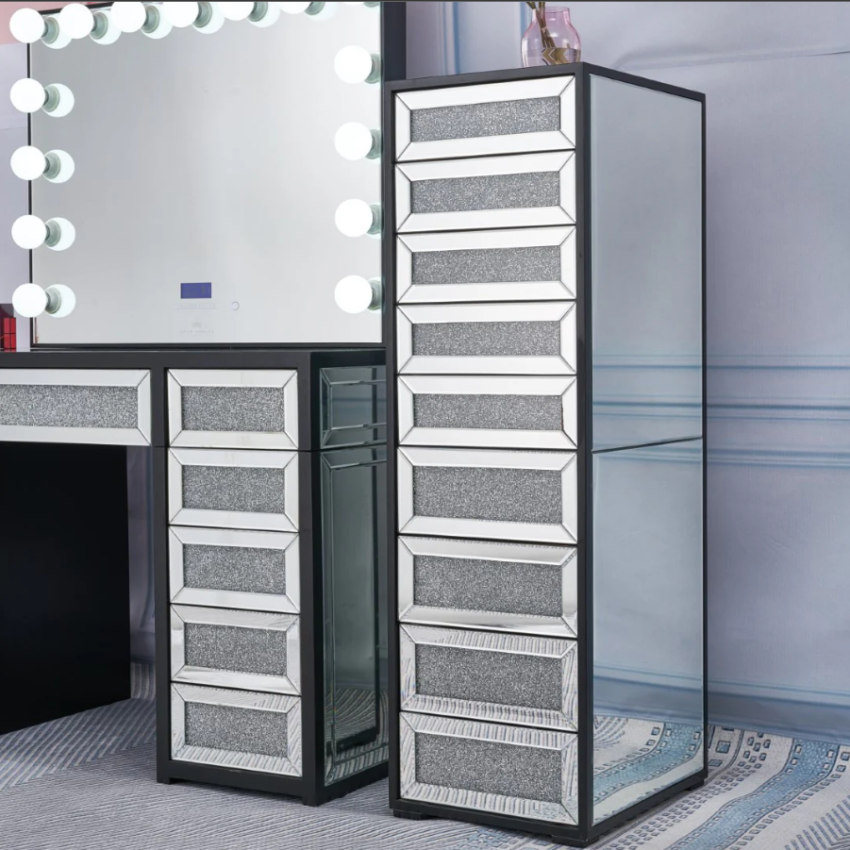 Hollywood Vanity Set - Elegant Dressing Tables Without Mirrors